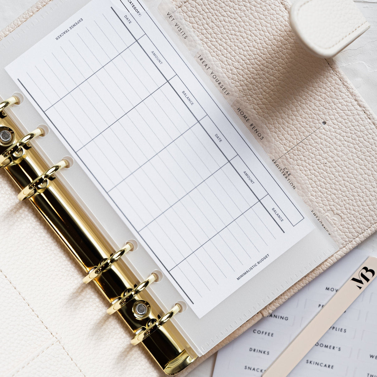 BALANCE NOTEPAD – Minimalistic Budget